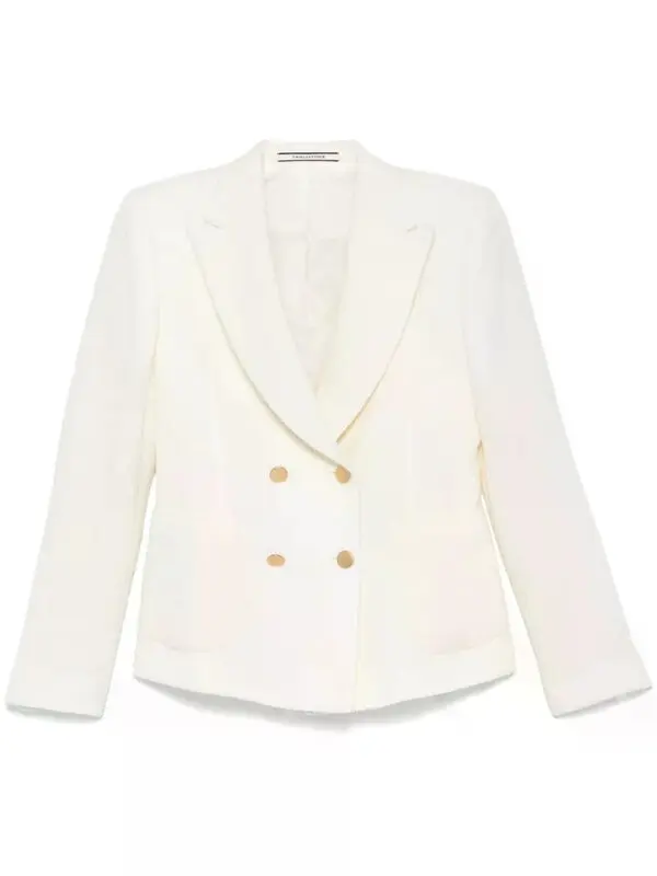 Tagliatore Double-breasted Bouclé Blazer