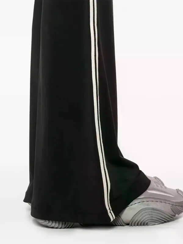 Palm Angels Logo-embroidered Trousers - Black