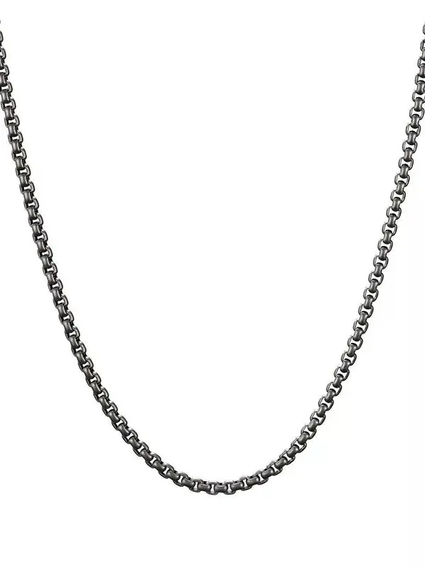 David Yurman Box Chain Necklace - Silver