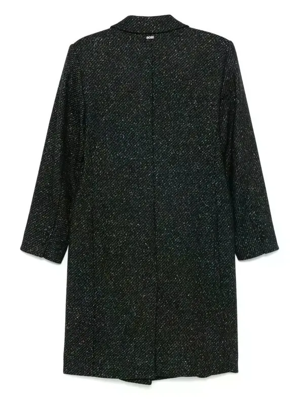 BOSS Patterned Jacquard Mid-length Coat