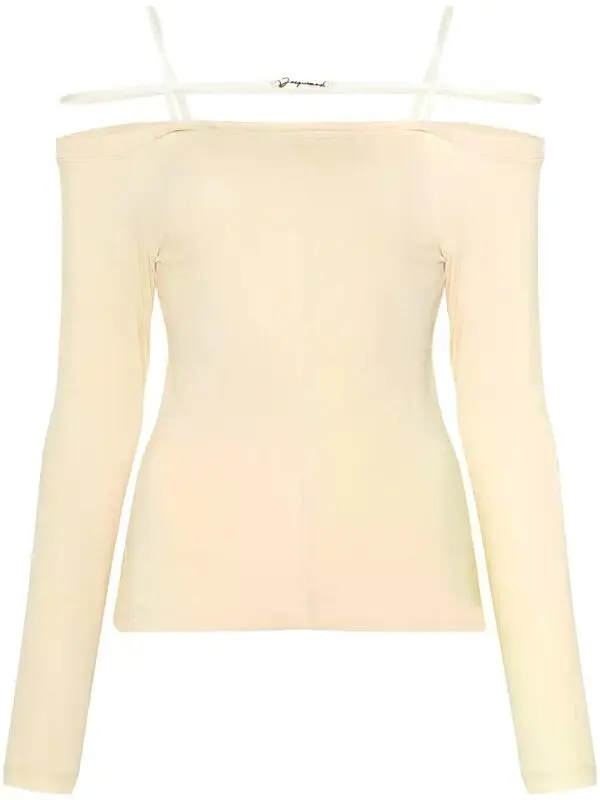 Jacquemus Le Sierra Off-shoulder Top - Neutrals