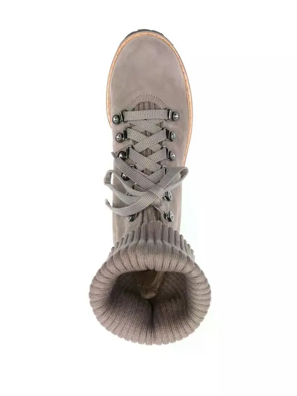 LE SILLA St. Moritz Lace-up Boots - Grey
