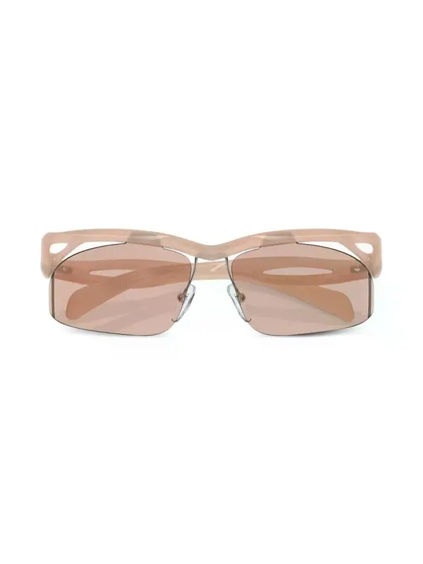 Prada Geometric Frame Sunglasses