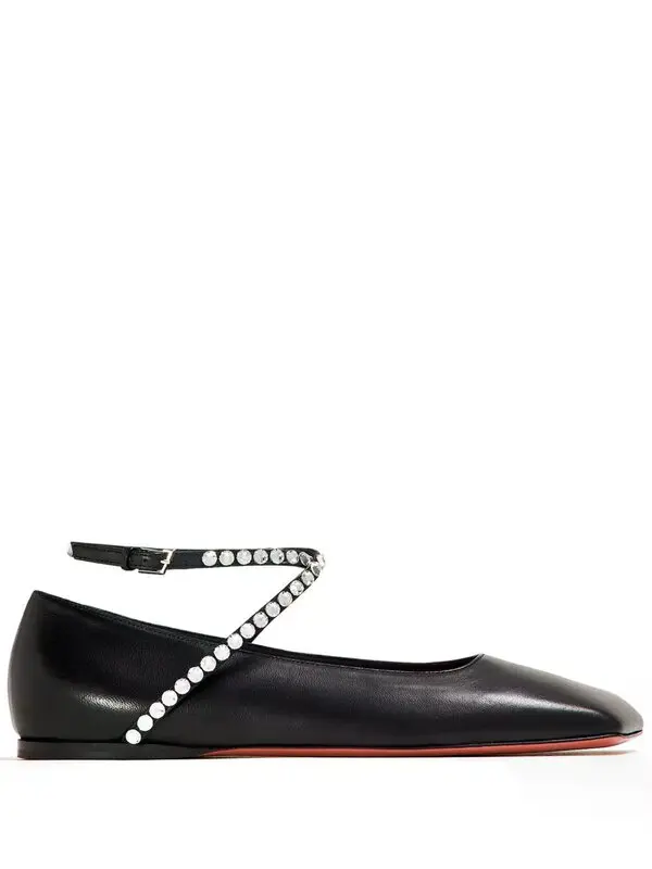 Amina Muaddi Ane Ballet Flats