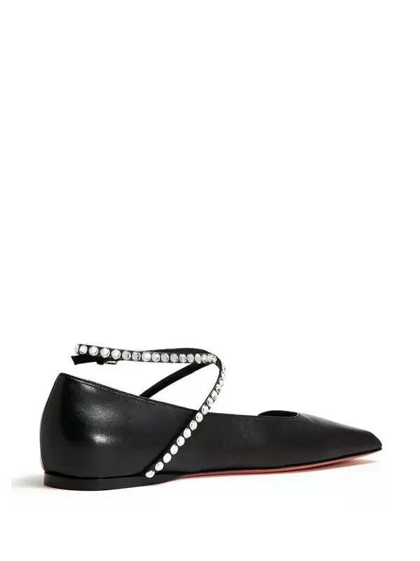 Amina Muaddi Ane Ballet Flats