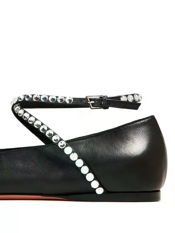 Amina Muaddi Ane Ballet Flats