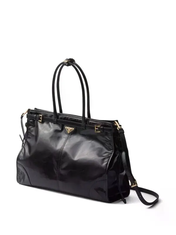 Prada Extra-large Leather Handbag - Black