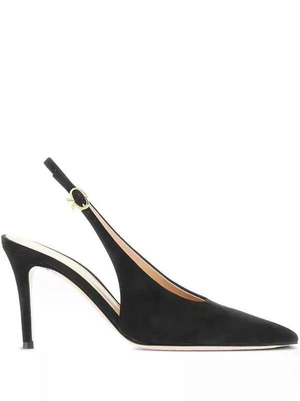 GIANVITO ROSSI 85mm Robbie Slingback Pumps - Black