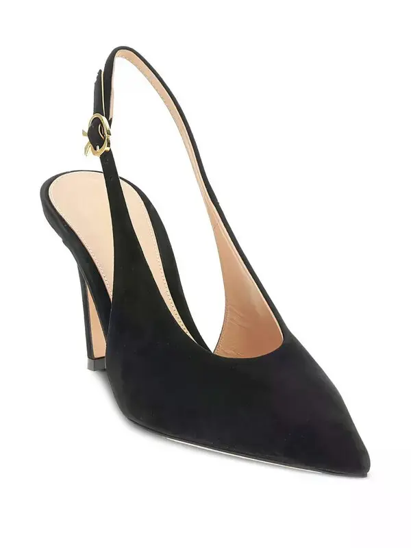 GIANVITO ROSSI 85mm Robbie Slingback Pumps - Black