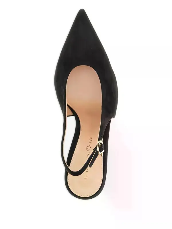 GIANVITO ROSSI 85mm Robbie Slingback Pumps - Black