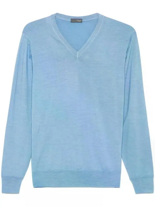 DRUMOHR Merino-wool Top - Blue