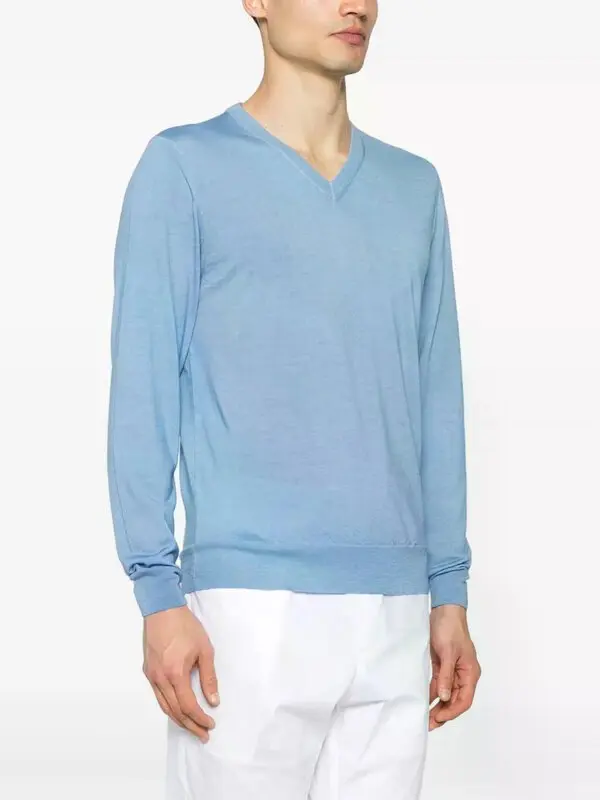 DRUMOHR Merino-wool Top - Blue