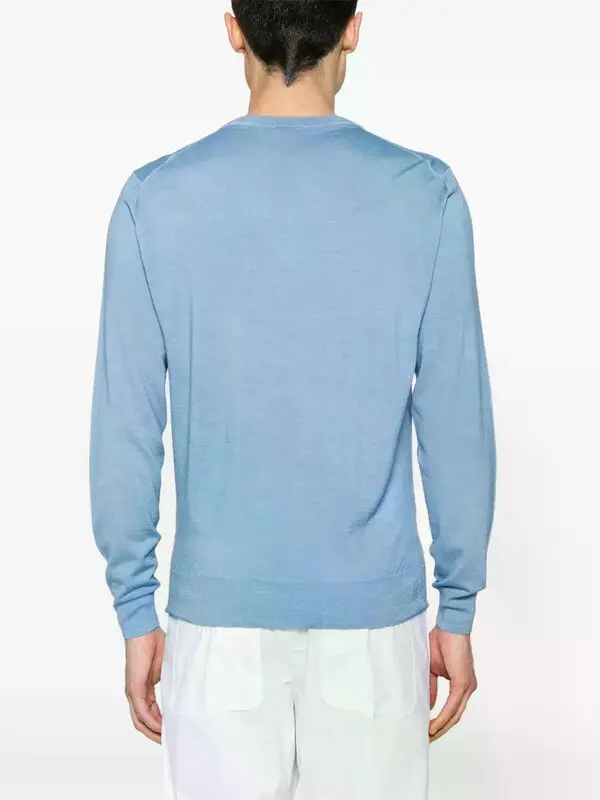 DRUMOHR Merino-wool Top - Blue