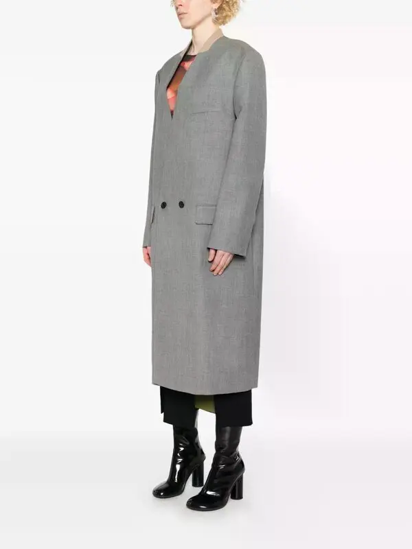 Moschino Virgin Wool Double-breasted Coat