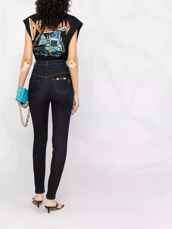 Philipp Plein Super High Waist Skinny Jeggings