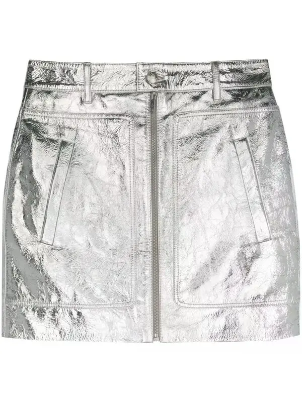 Zadig&Voltaire Jinette Mini Leather Skirt