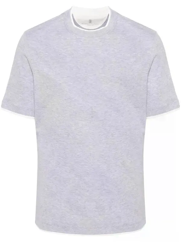 Brunello Cucinelli Contrast-trim T-shirt