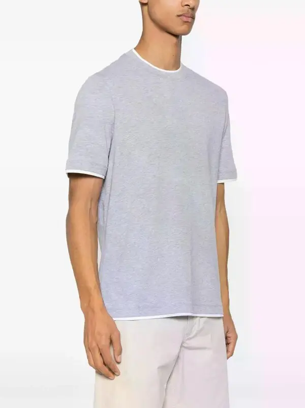 Brunello Cucinelli Contrast-trim T-shirt