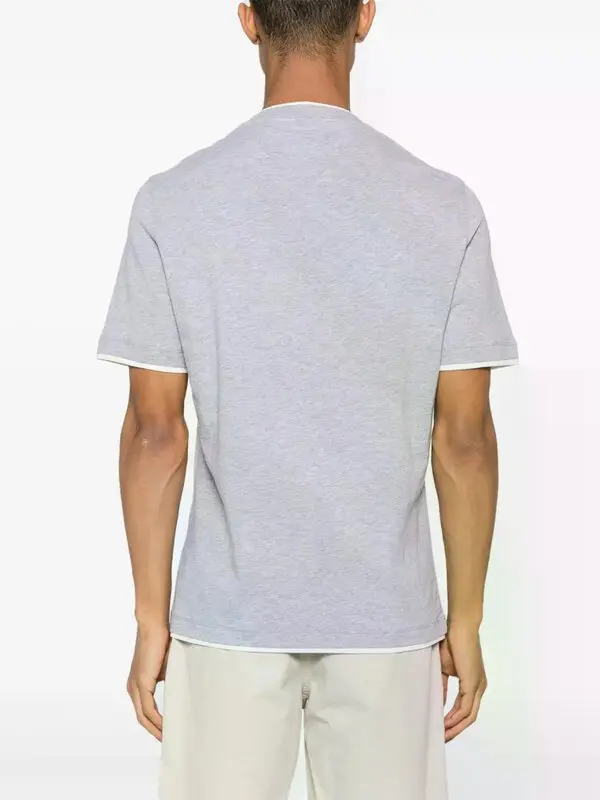 Brunello Cucinelli Contrast-trim T-shirt