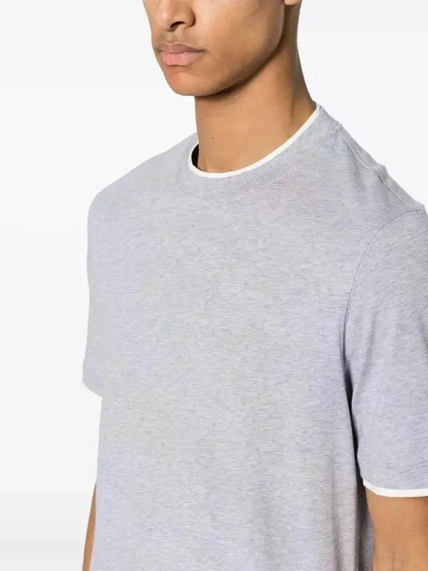 Brunello Cucinelli Contrast-trim T-shirt