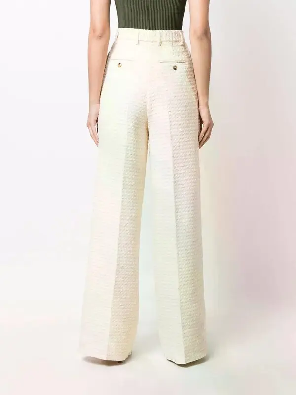 Amiri High-waisted Woven Trousers