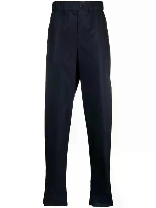 Giorgio Armani Elasticated-waist Cotton Trousers