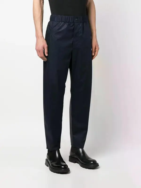 Giorgio Armani Elasticated-waist Cotton Trousers