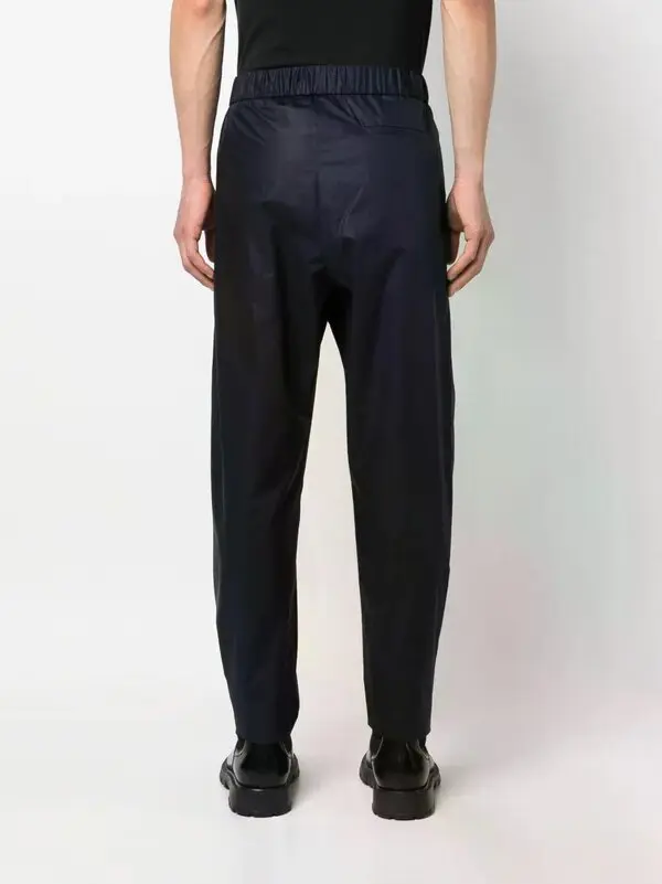 Giorgio Armani Elasticated-waist Cotton Trousers
