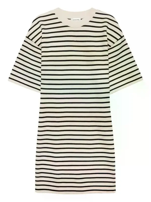 ANINE BING Striped Mini Dress