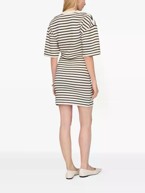 ANINE BING Striped Mini Dress