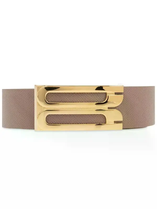 Victoria Beckham Leather Belt - Neutrals