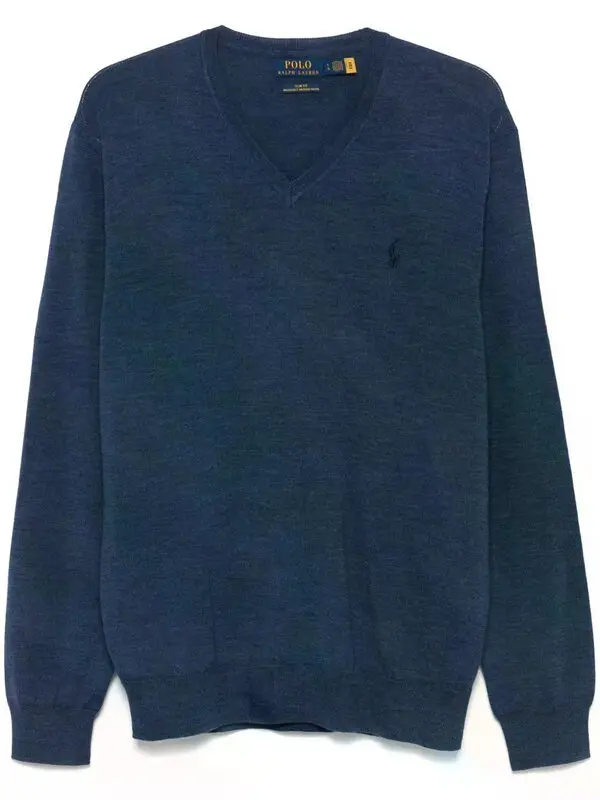Polo Ralph Lauren Polo Pony-embroidered Sweater - Blue