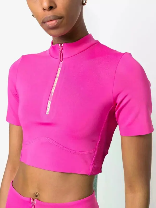 Off-White Cropped Training T-shirt