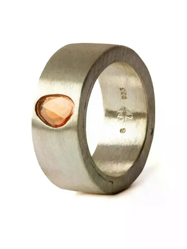 PARTS OF FOUR Sistema Sterling- Sapphire Ring - Silver