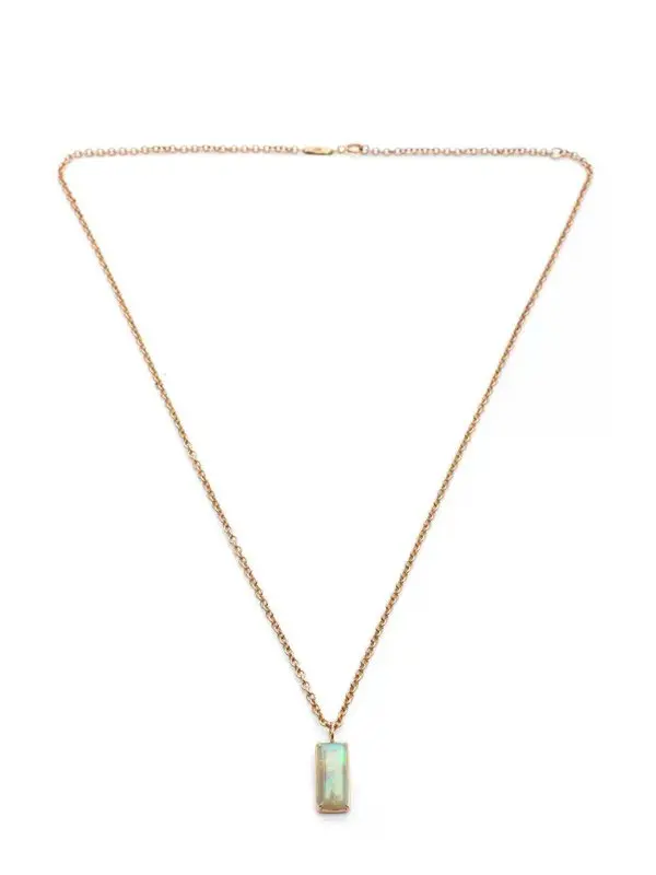 WWAKE 14kt Yellow Opal Borealis Necklace - Gold