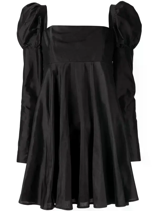 MACGRAW Romantic Puff Sleeve Dress