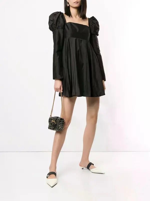 MACGRAW Romantic Puff Sleeve Dress