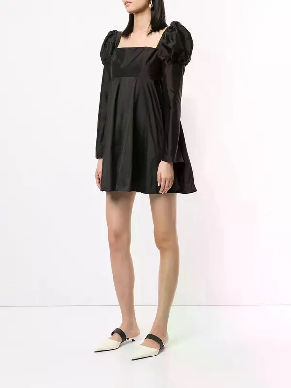 MACGRAW Romantic Puff Sleeve Dress