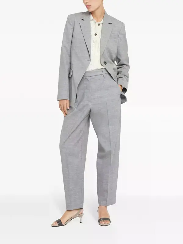 Brunello Cucinelli Tapered-leg Tailored Trousers