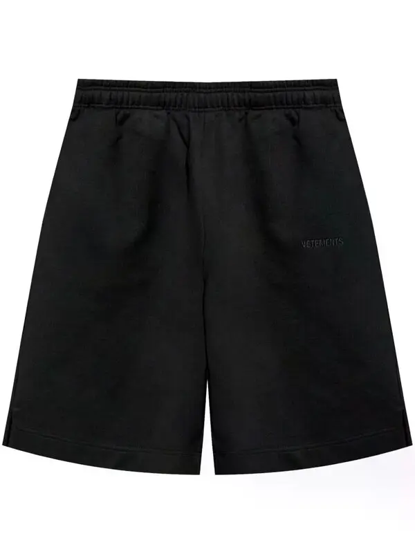 Vetements Logo-embroidered Track Shorts