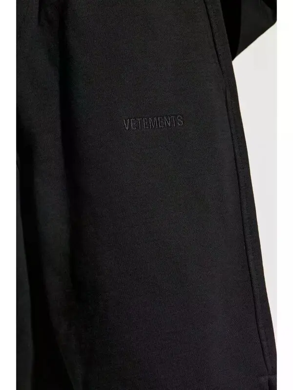 Vetements Logo-embroidered Track Shorts