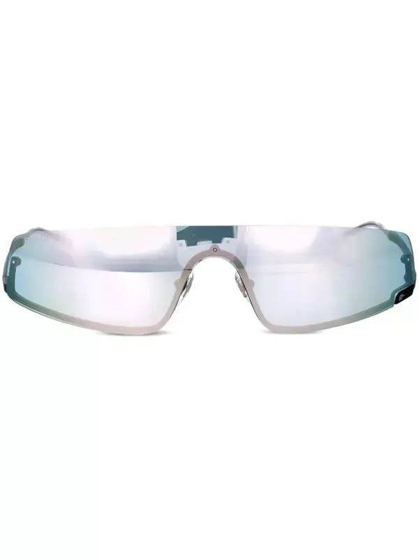 Gucci Shield-frame Sunglasses - Black