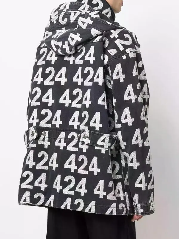 424 All-over Logo Print Jacket