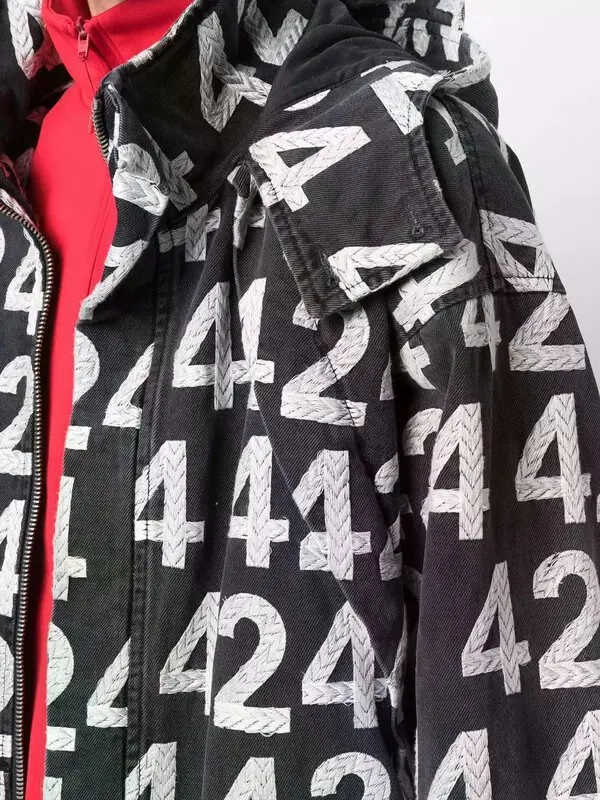 424 All-over Logo Print Jacket