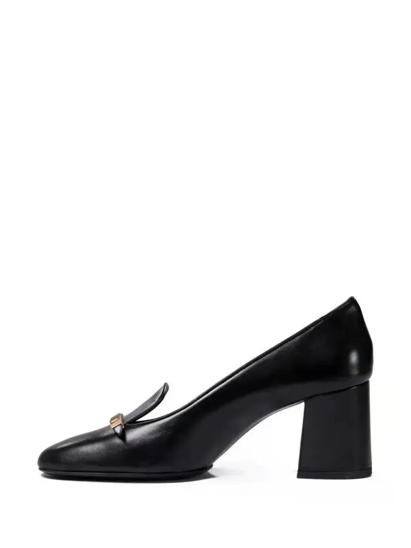 Khaite Logo-engraved Leather Pumps