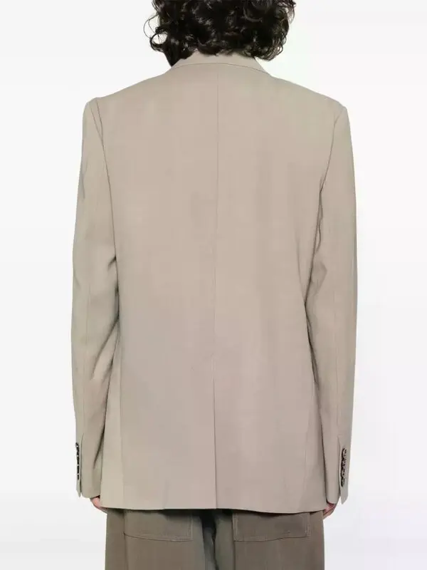 Ami Double-breasted Blazer - Neutrals