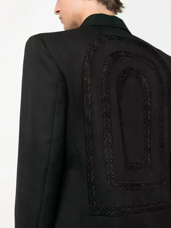 Casablanca Broderie Anglaise Double-breasted Blazer