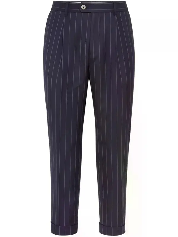 Brunello Cucinelli Tapered-leg Wool Trousers