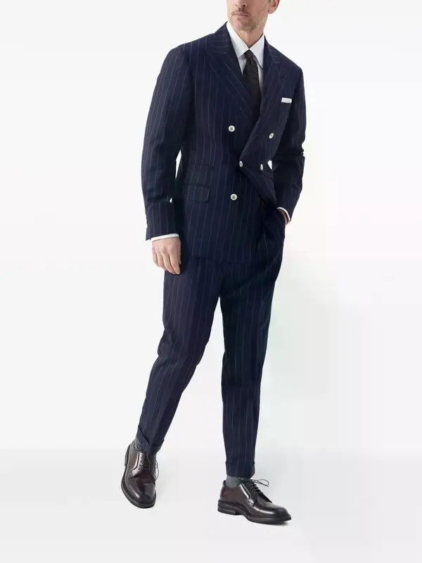 Brunello Cucinelli Tapered-leg Wool Trousers