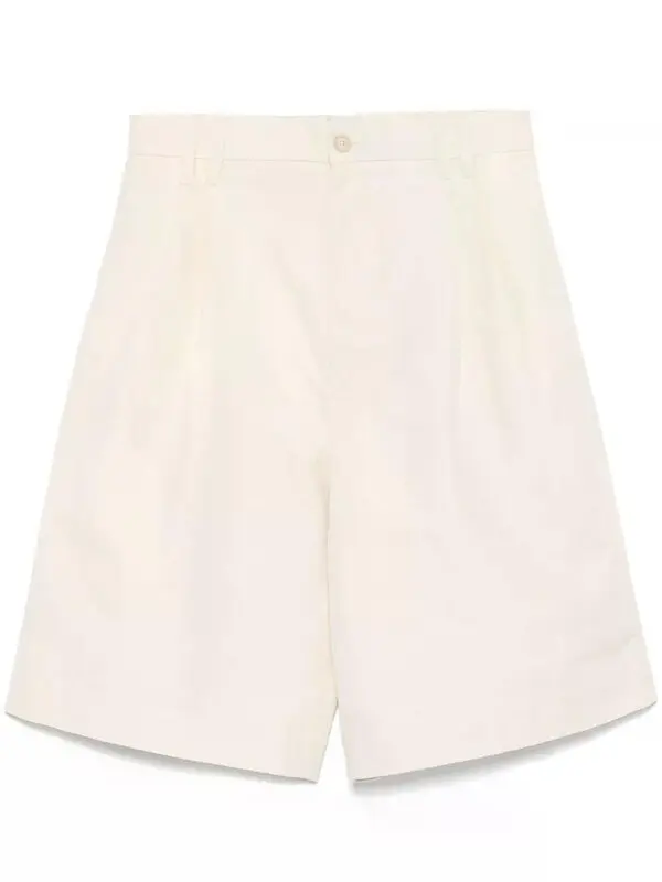 Filippa K Relaxed Pleated Shorts - Neutrals